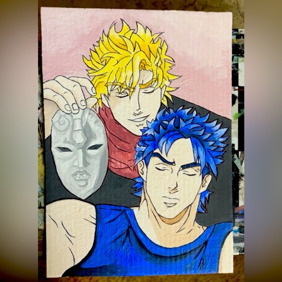 Hot Topic | Art | New Jojos Bizarre Adventure Jonathan Dio Stone Mask ...